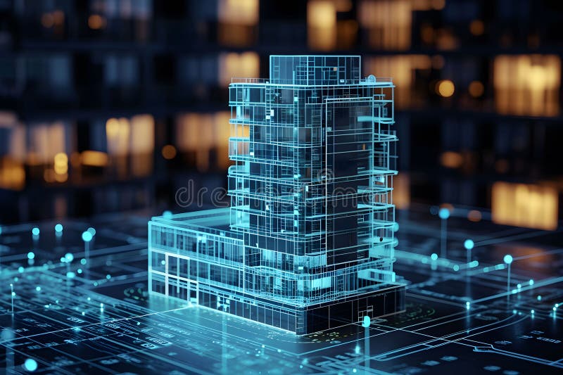 Commercial Building Data Models, Holographic Technology, Infographics ...