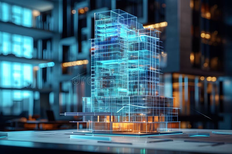 Commercial Building Data Models, Holographic Technology, Infographics ...