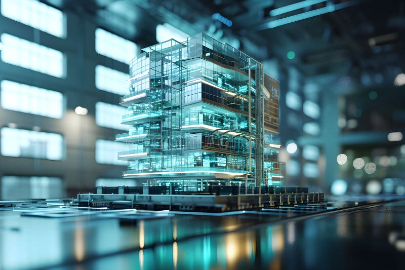 Commercial Building Data Models, Holographic Technology, Infographics ...