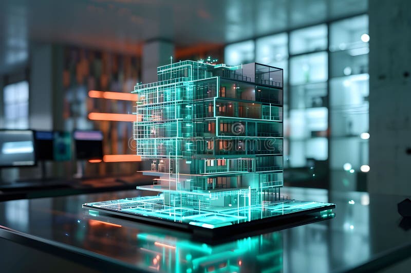 Commercial Building Data Models, Holographic Technology, Infographics ...