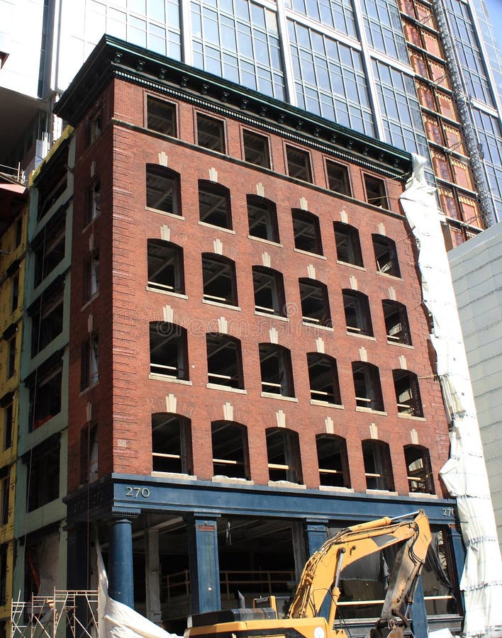 Commercial Building Under Construction Stock Photo - Image of tall ...