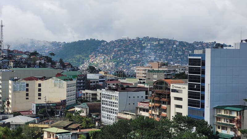 Commercial Buildings in Baguio City, Benguet Stock Image - Image of ...