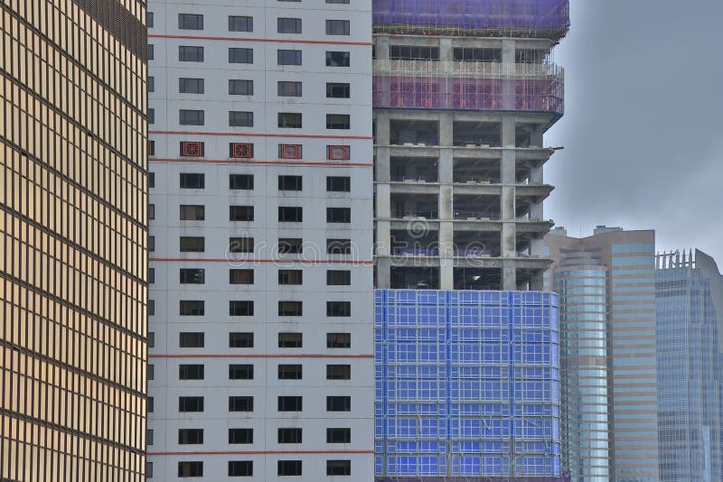 Commercial Buildings in Hong Kong, Window Wall Pattern 3 July 2022 ...