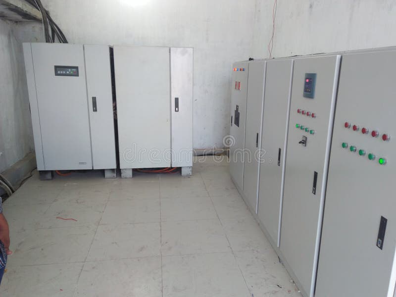 Commercial Electric Panel Room Stock Photo - Image of furniture, wall ...