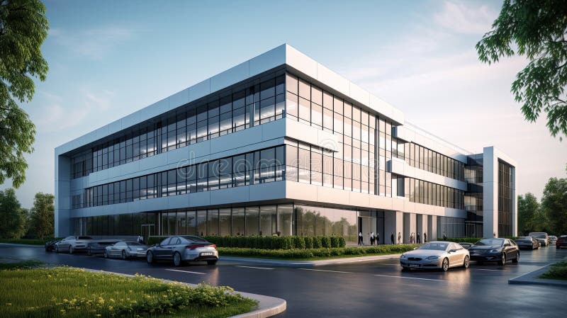 Commercial Facility, Modern Research and Development Building Stock ...