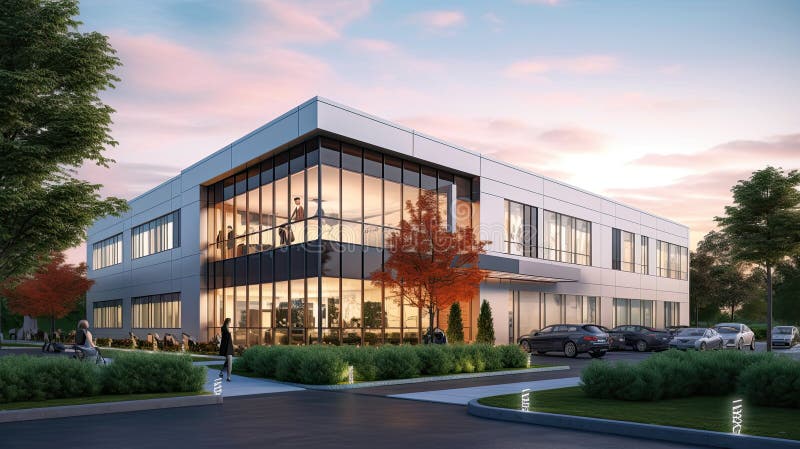 Commercial Facility, Modern Research and Development Building Stock ...