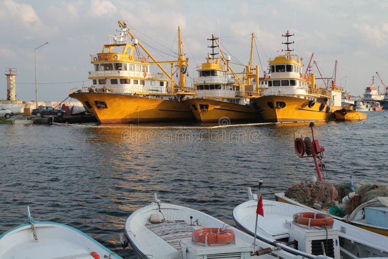 Commercial fishing stock photo. Image of boat, industry - 15271584