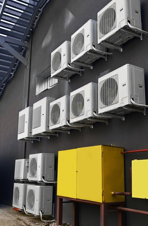 Commercial HVAC system stock photo. Image of building - 318251570
