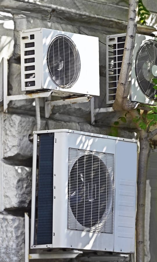 Commercial HVAC system stock photo. Image of construction - 318416074