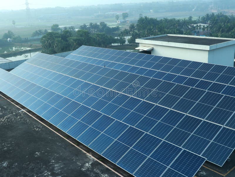 The Solar System- Industrial Rooftop Solution for Solar System Stock ...