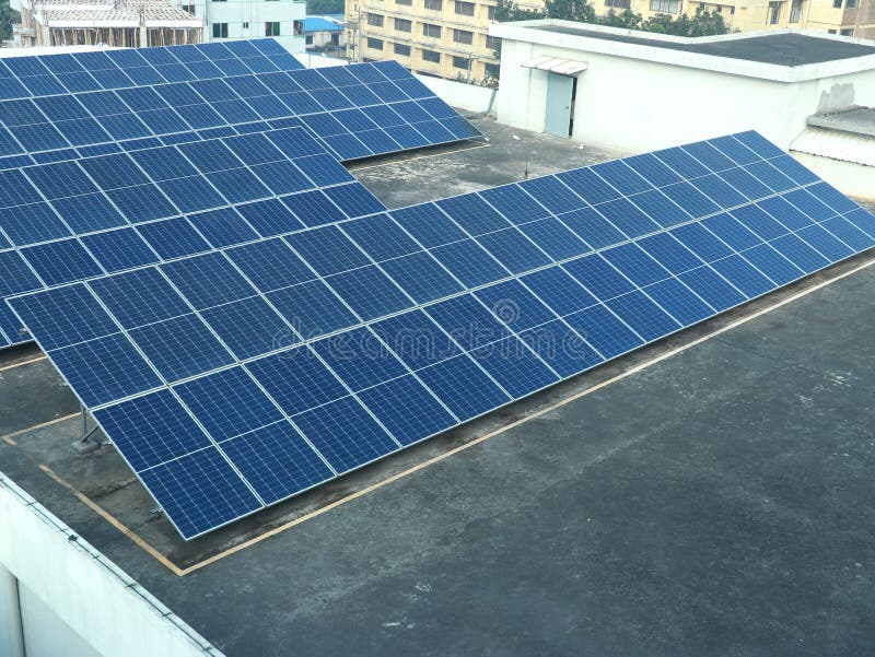 The Solar System- Industrial Rooftop Solution for Solar System Stock ...