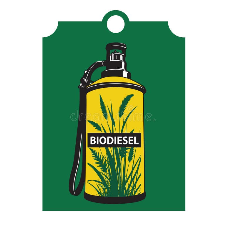 Commercial label Biodiesel stock vector. Illustration of commercial ...