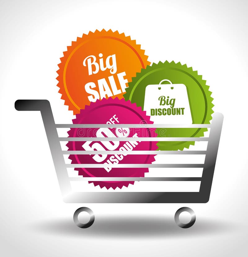 Commercial labels design stock illustration. Illustration of store ...