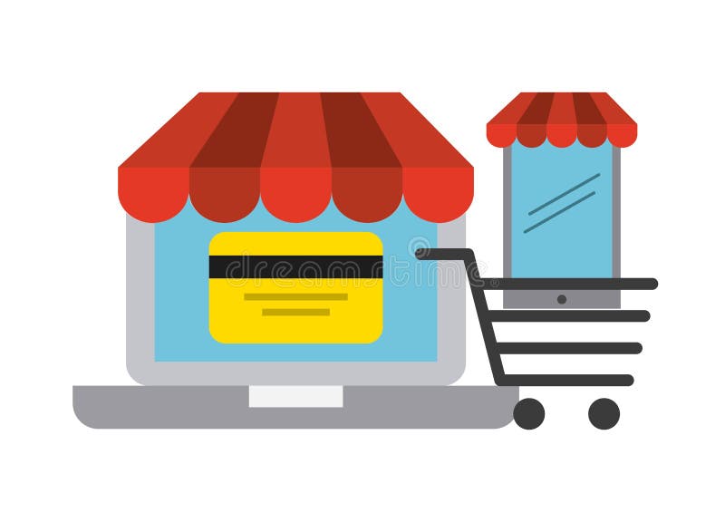 Commercial market design stock illustration. Illustration of graphic ...