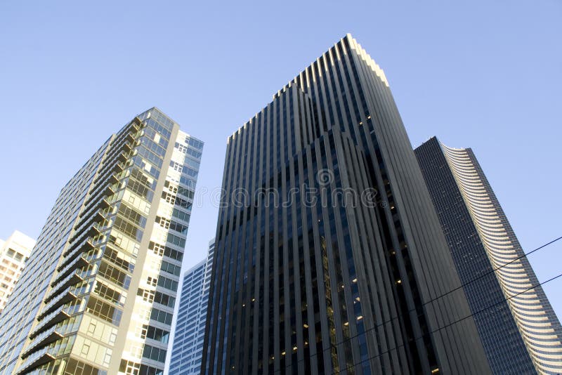 Commercial Properties Business Buildings Stock Photo - Image of ...