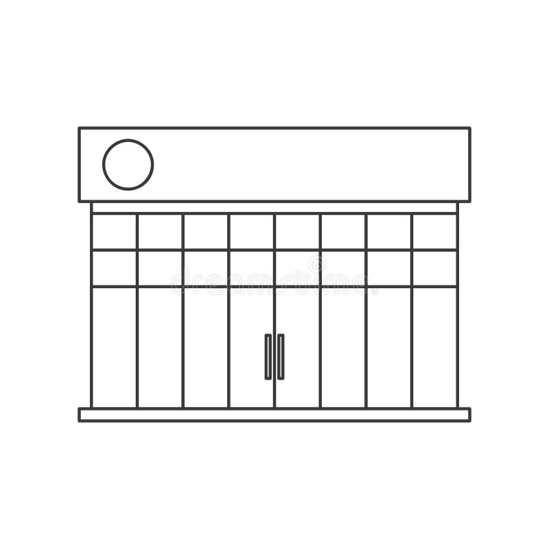 Shopfront Drawing Stock Illustrations – 467 Shopfront Drawing Stock ...