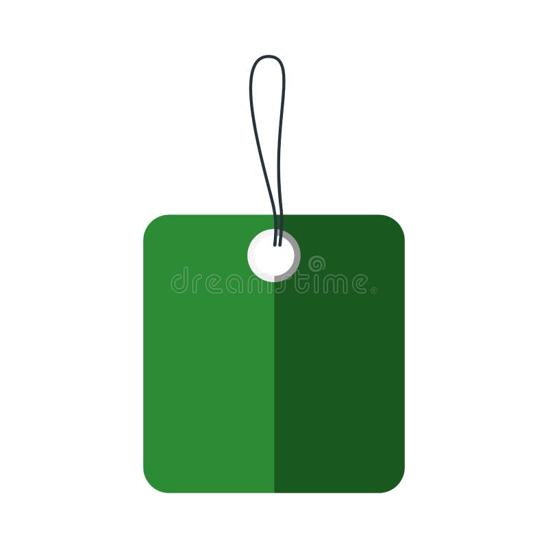 Commercial Tag Hanging Isolated Icon Stock Vector - Illustration of ...
