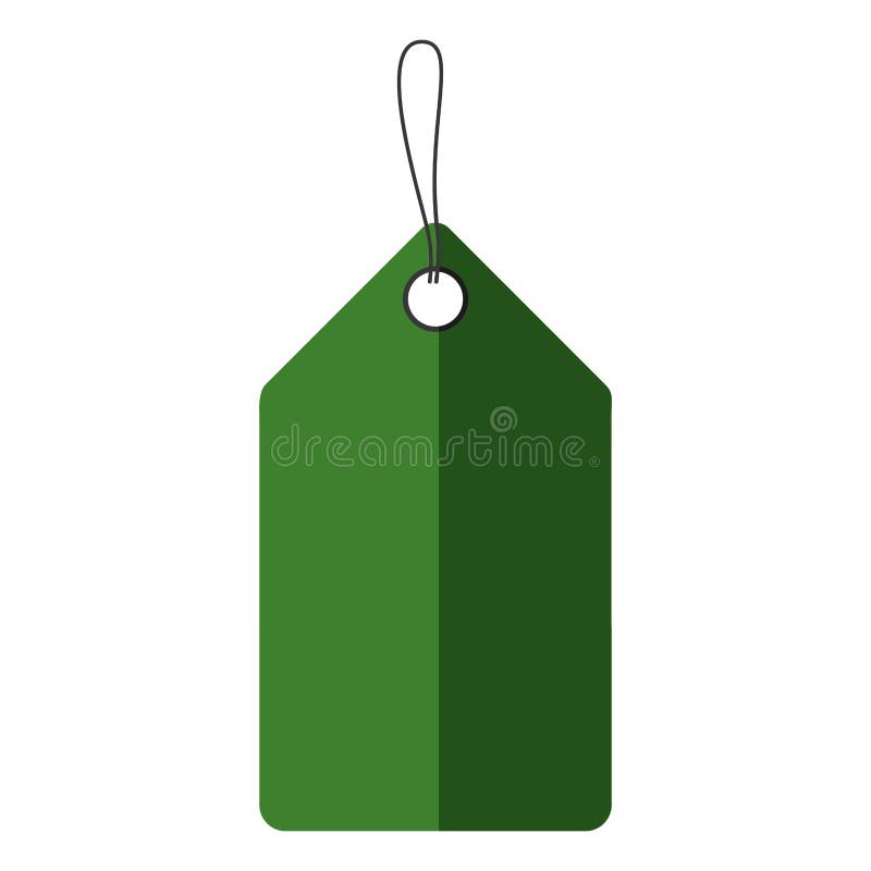 Commercial Tag Hanging Isolated Icon Stock Vector - Illustration of ...