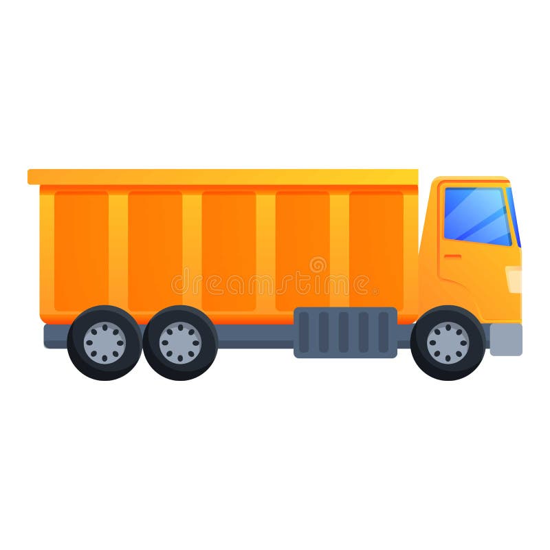 Commercial Tipper Top View Icon Stock Illustration - Illustration of ...