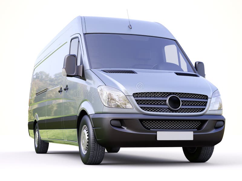 Commercial van stock photo. Image of action, carriage - 32836094