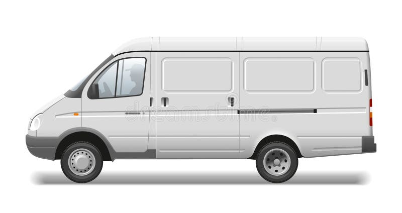 Commercial vehicle stock vector. Illustration of shipment - 37038603