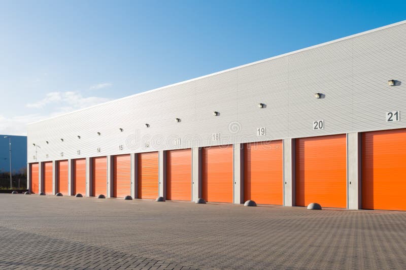 Commercial Warehouse Exterior Stock Photo - Image of factory ...