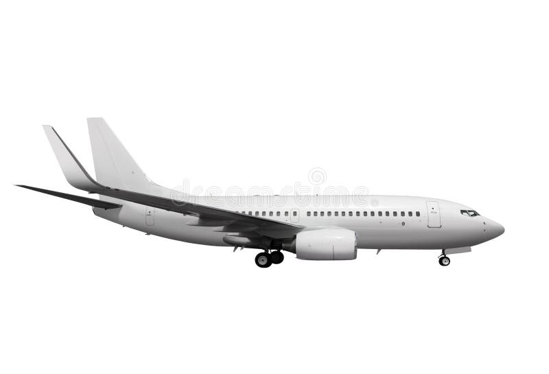 White plane with path l stock image. Image of plane, aircraft - 30021845