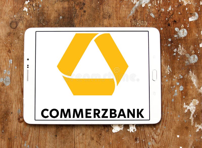 Commerzbank-Logo redaktionelles stockfoto. Bild von redaktionell ...