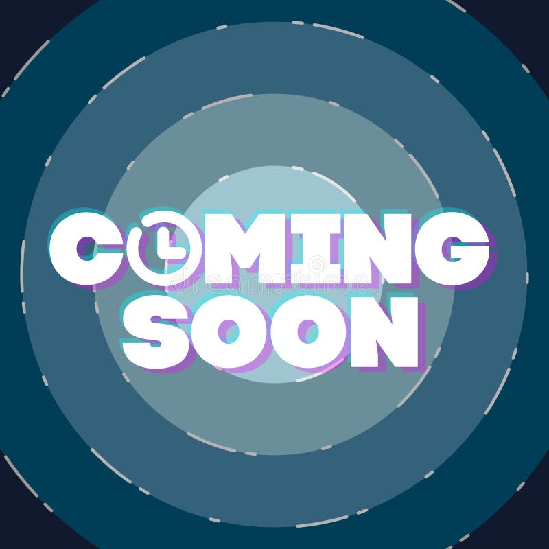 Comming soon design stock vector. Illustration of mystery - 71596334