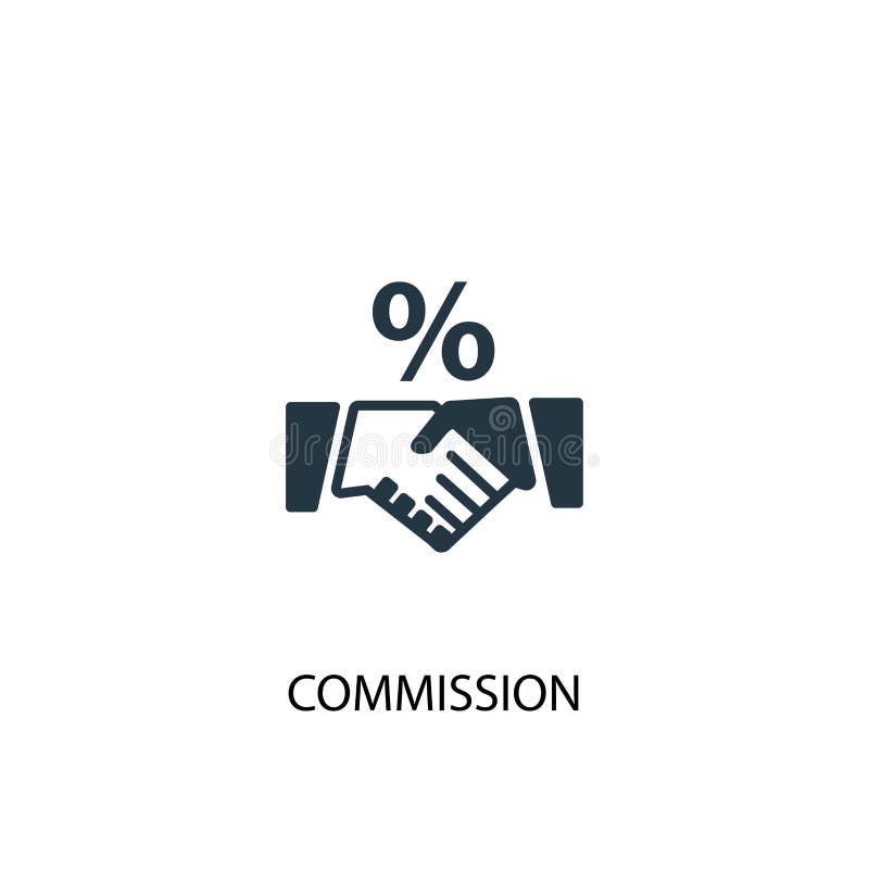 Commission Icon in Filled, Thin Line, Outline and Stroke Style. Vector ...