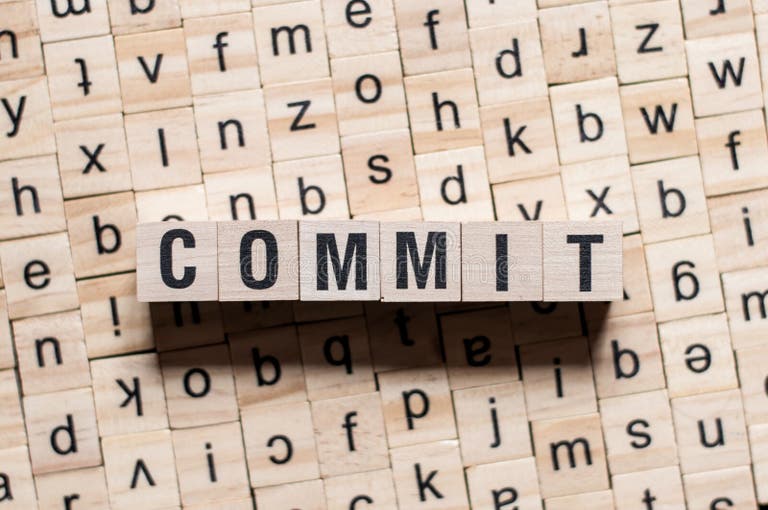 Commit word concept stock photo. Image of charge, committal - 156294656
