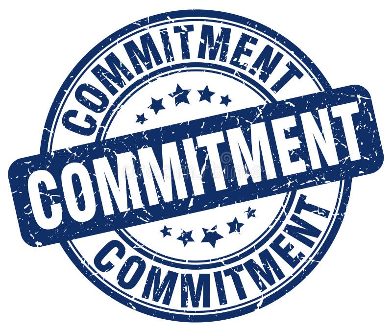 Our Commitment Blue Abstract Background Stock Illustration ...