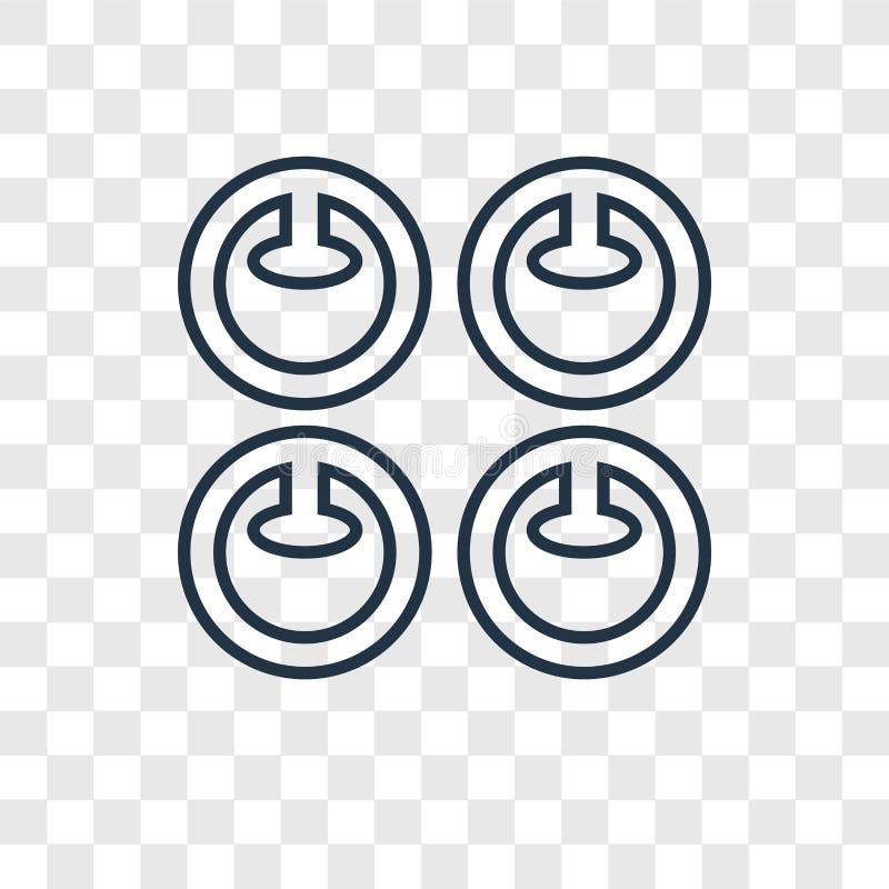 Value Concept Vector Linear Icon Isolated on Transparent Background ...