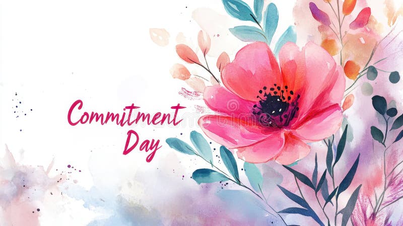 Commitment Day Vibrant Commitment Day Floral Design for Celebration ...