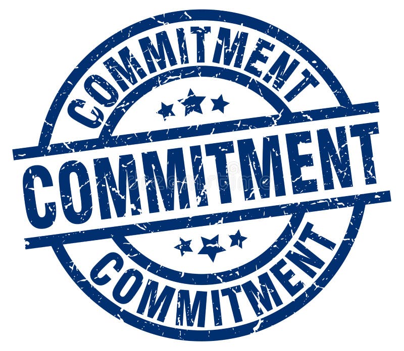 Commitment Grunge Rubber Stamp Stock Vector - Illustration of ...