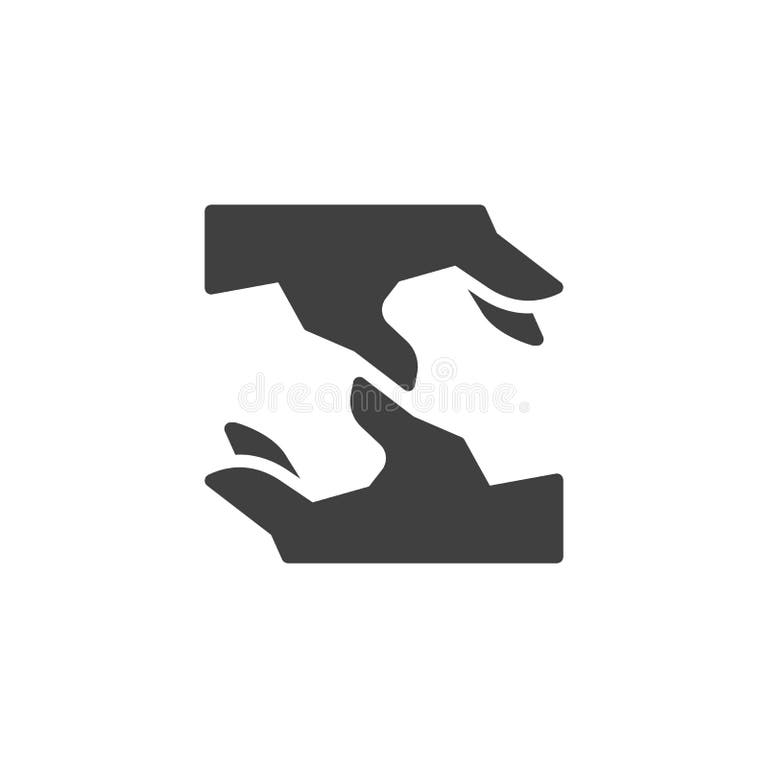 Commitment Hands Vector Icon Stock Vector - Illustration of glyph, hand ...