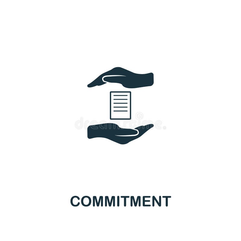 Commitment Icon. Premium Style Design from Business Management Icon ...