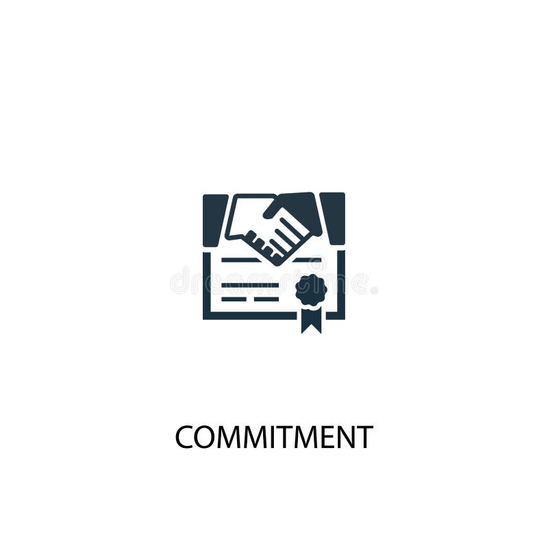 Commitment Icon. Simple Element Stock Vector - Illustration of design ...