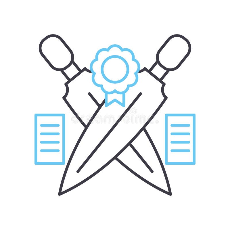 Commitment Line Icon, Outline Symbol, Vector Illustration, Concept Sign ...