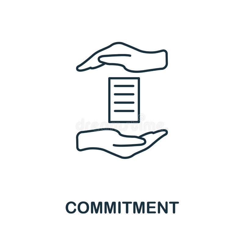 Commitment Management Business Card Text. Modern Lettering Poster Stock ...