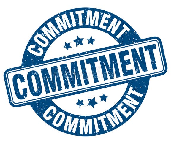 Commitment Stamp. Commitment Label. Round Grunge Sign Stock Vector ...