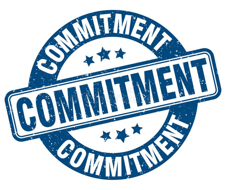 Commitment Stamp. Commitment Label. Round Grunge Sign Stock Vector ...