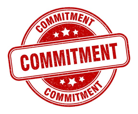 Commitment Stamp. Commitment Round Grunge Sign Stock Vector - Illustration of rubber, template ...