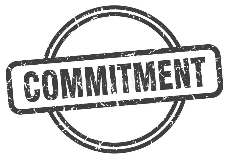 Commitment Stamp. Sign. Seal Stock Vector - Illustration of isolated ...