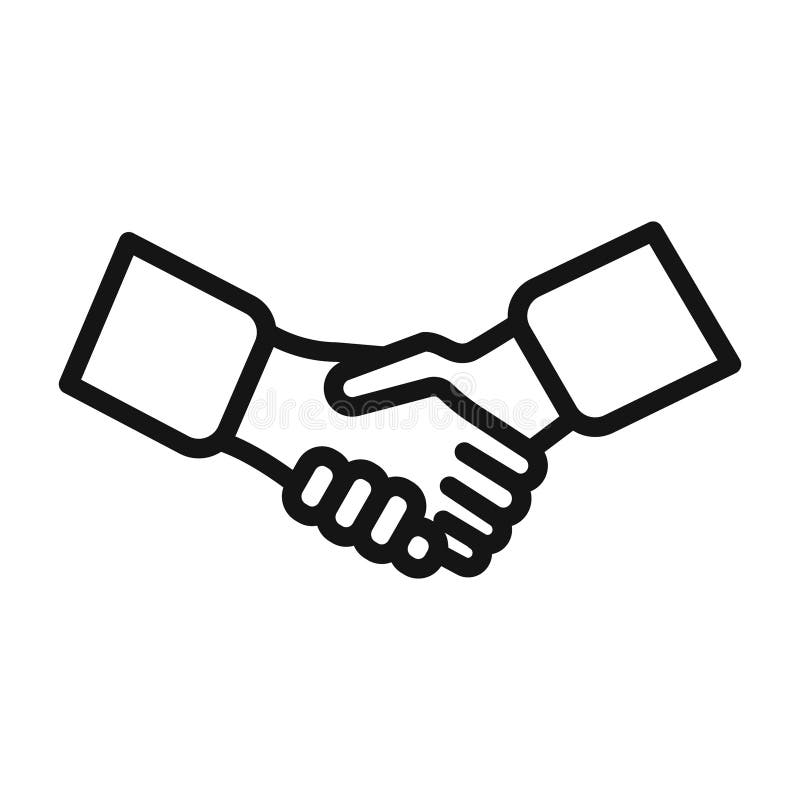 Commitment Symbol Mark in Filled Style Stock Illustration ...