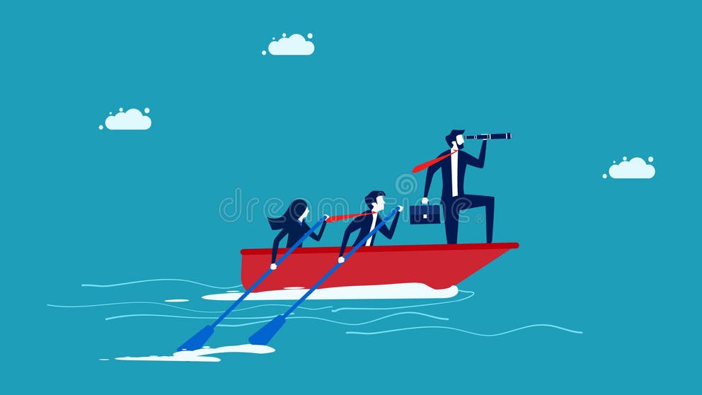 Commitment and Teamwork. Leaders and Business Teams are Moving the Ship ...