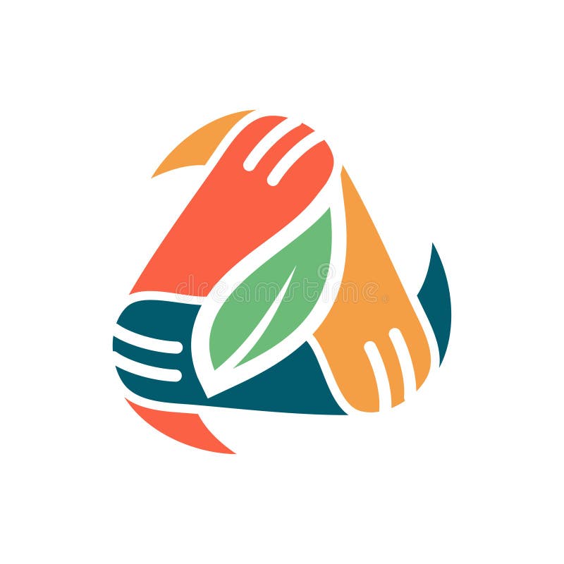 Commitment Teamwork Together Business Logo Illustration Vector Stock ...