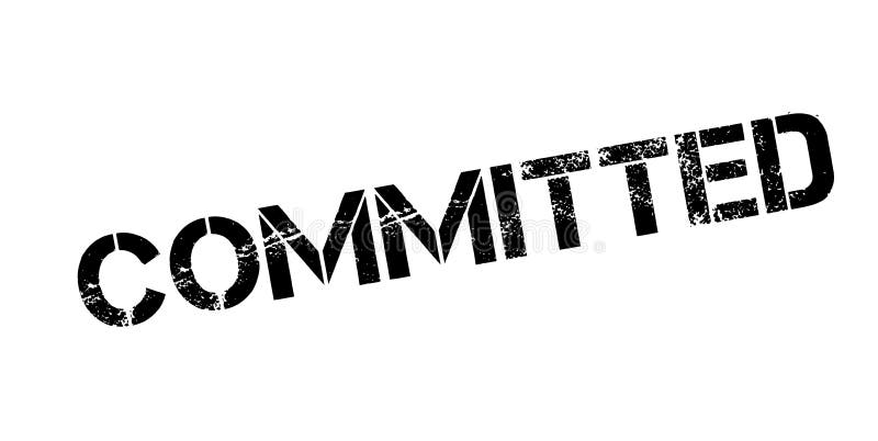 COMMITTED stock illustration. Illustration of heading - 86667271