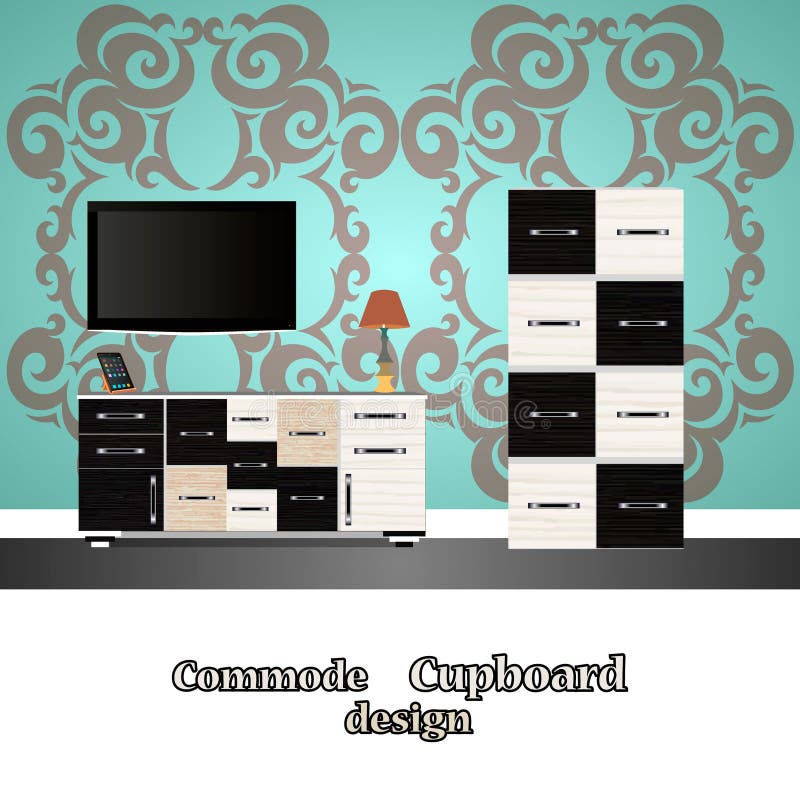 Commode illustration stock vector. Illustration of home - 86402529