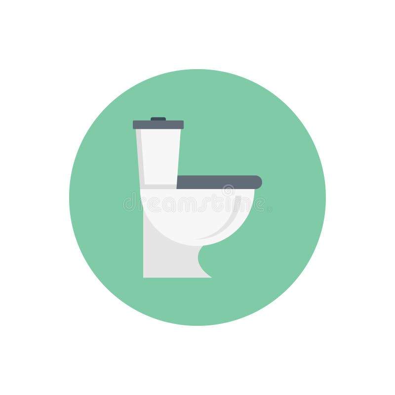 Commode Vector Flat Colour Icon Stock Vector - Illustration of premium ...